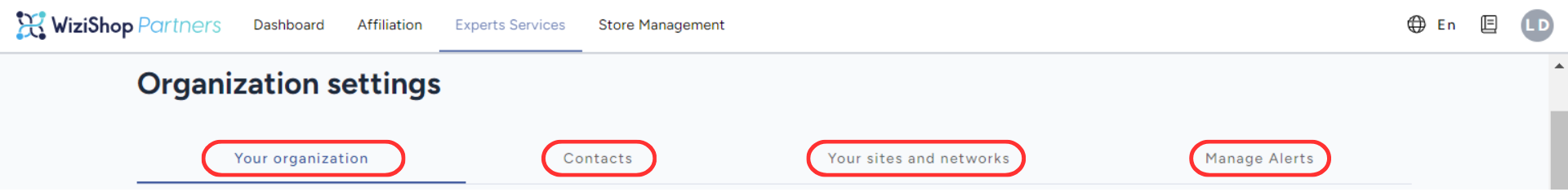 Settings – WiziShop Help Center