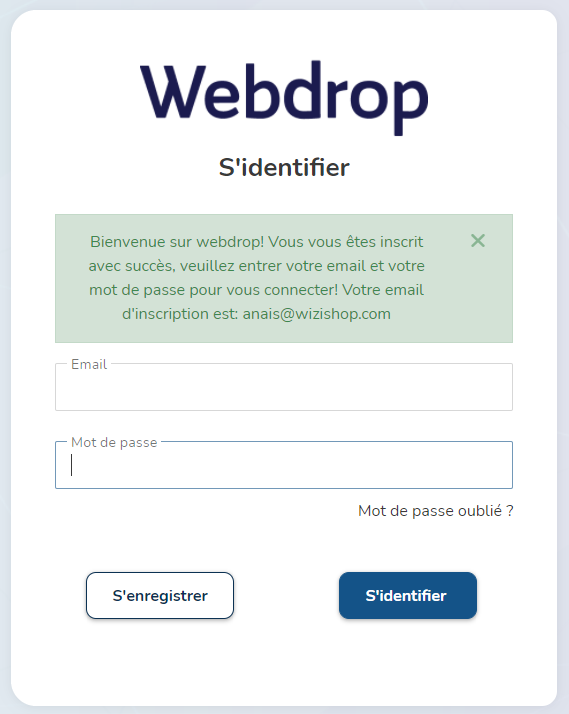 Importer mes produits depuis Webdrop – WiziShop